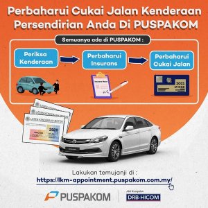 Temujanji Online PUSPAKOM: Pemeriksaan,kos dan cara Mohon