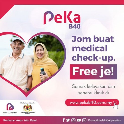 Semakan Kelayakan PeKa B40,Senarai Klinik Dan Manfaat Terlibat